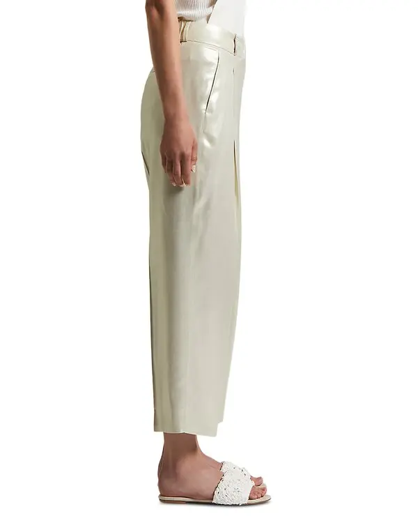 Peserico High Waisted Wide Leg Pants