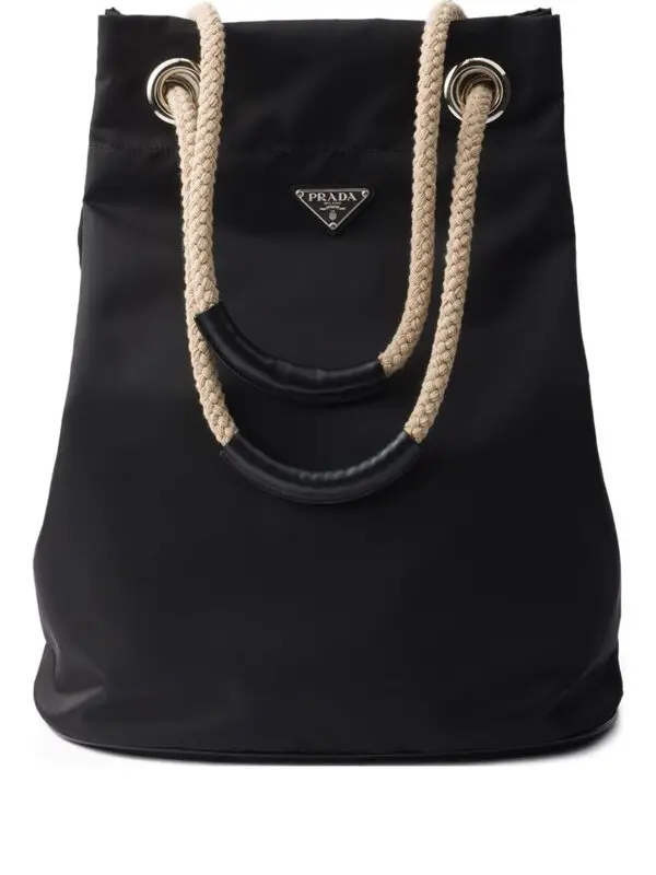 Prada Re-nylon Tote Bag - Black