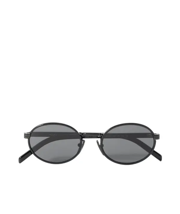 Prada Oval-frame Sunglasses - Black