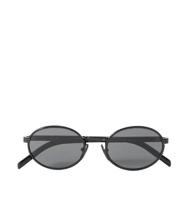 Prada Oval-frame Sunglasses - Black