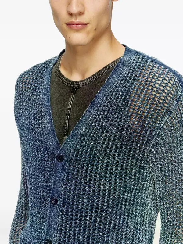 DIESEL K-redeam Ribbed-knit Cardigan