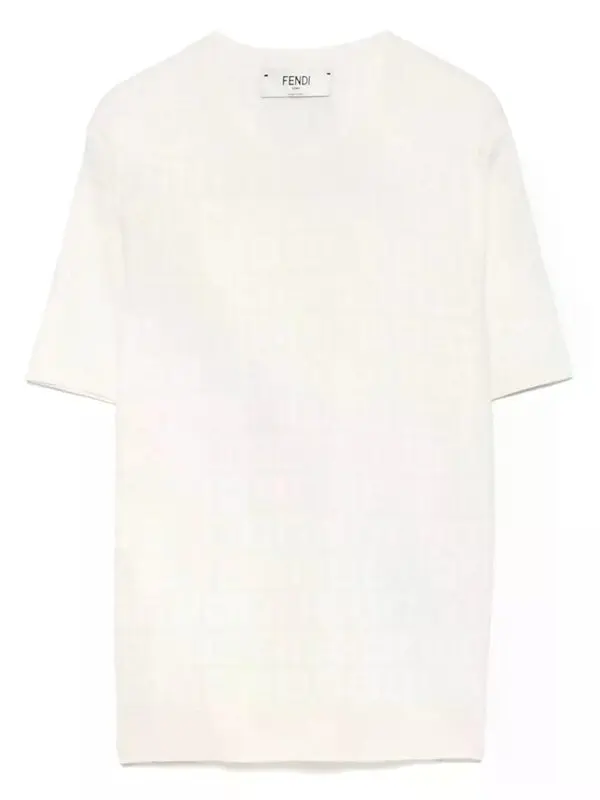 Fendi Crewneck T-shirt With Short Sleeves