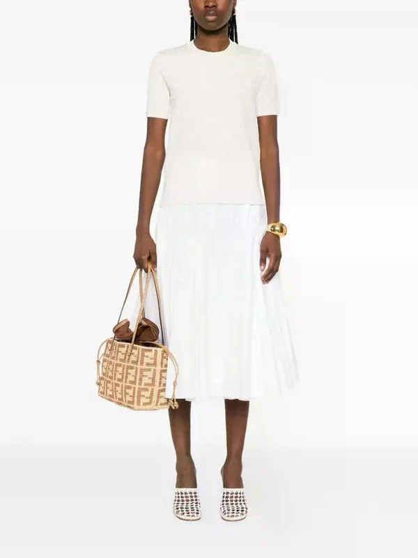 Fendi Crewneck T-shirt With Short Sleeves