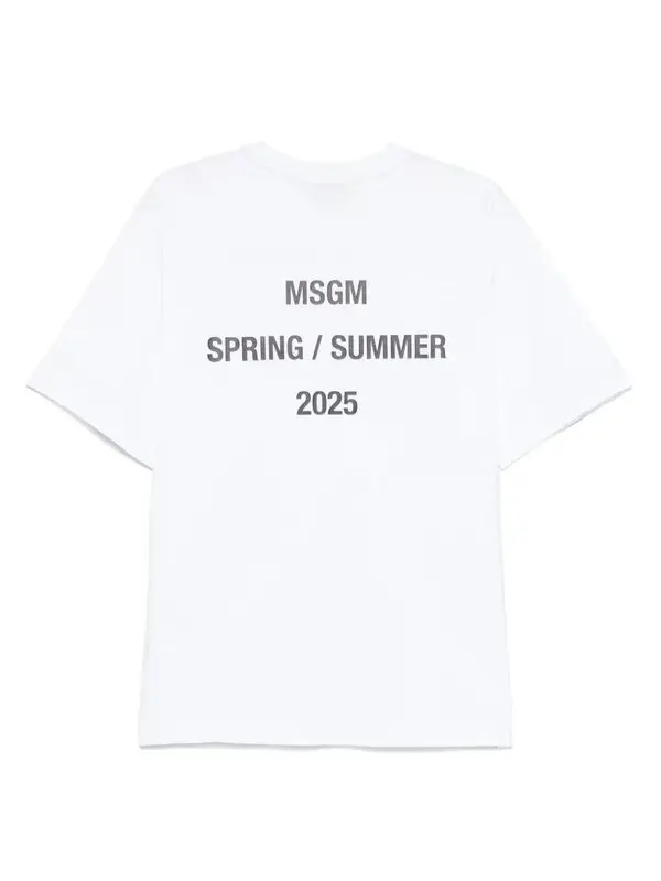 MSGM Logo-print T-shirt