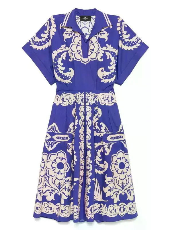 Etro Printed Midi Dress