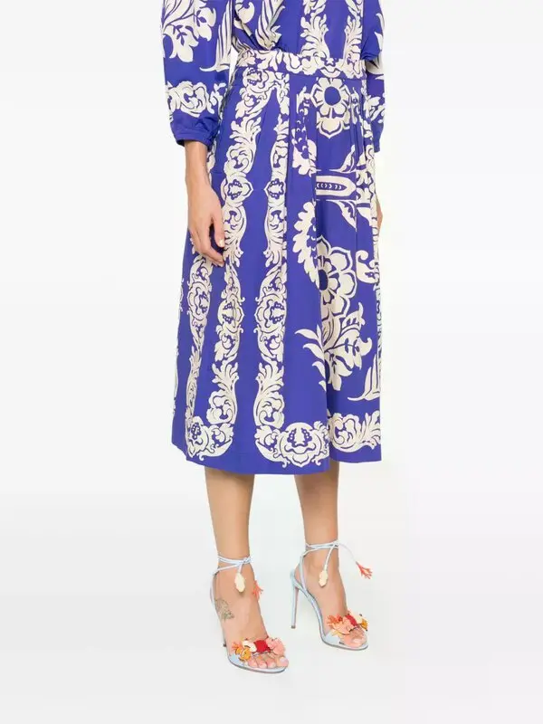 Etro Printed Midi Skirt