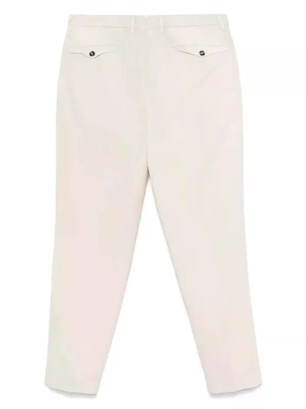 DELL'OGLIO Pleat-detail Trousers - Neutrals