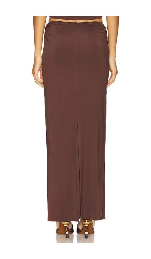 SNDYS. Gabby Maxi Skirt - Chocolate