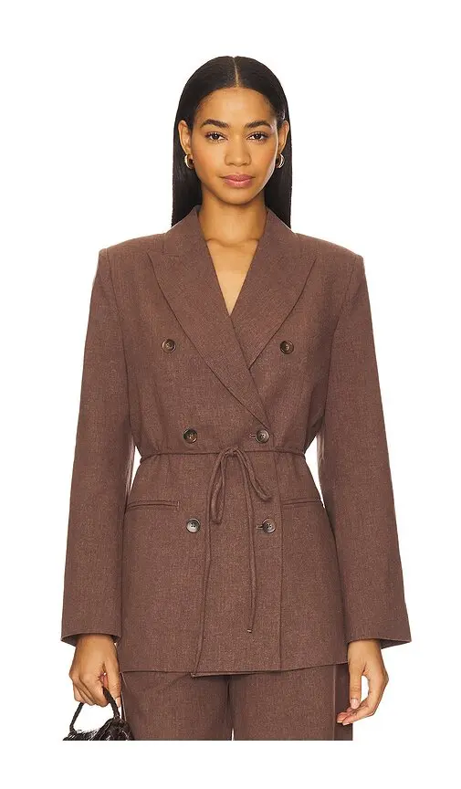 ELODIE THE LABEL Dion Linen Blazer