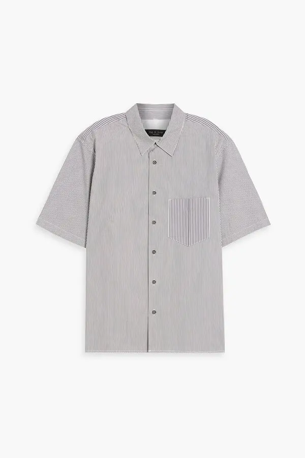Rag & Bone Dalton Striped Cottonblend Poplin Shirt