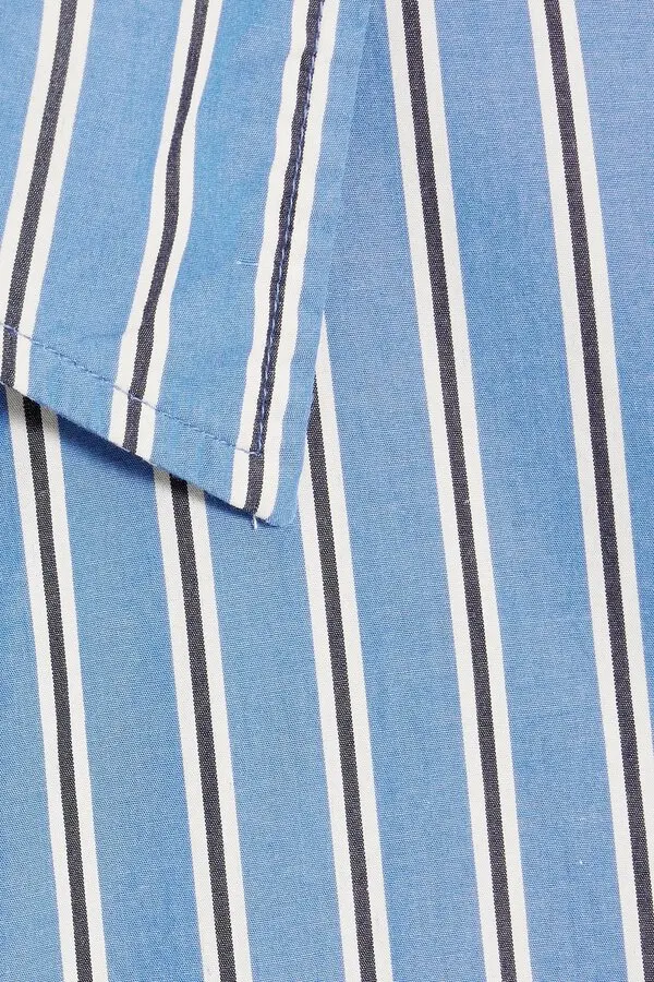 ALEX MILL Mill Striped Cottonpoplin Shirt - Blue