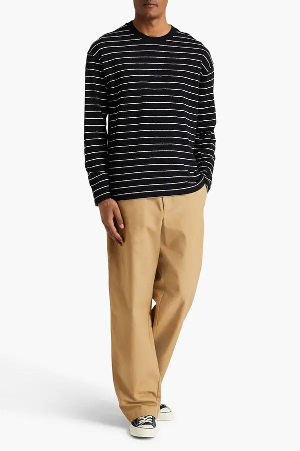 FRAME Striped Cottonjersey Tshirt