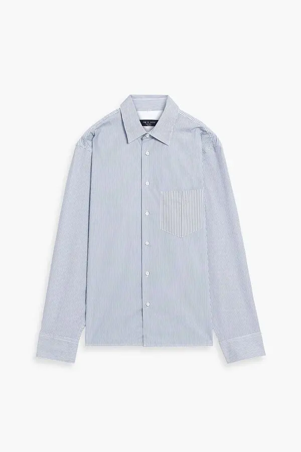 Rag & Bone Dalton Striped Cottonblend Poplin Shirt