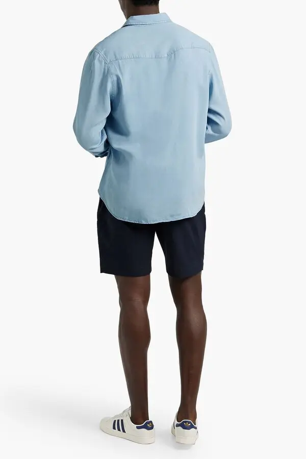 Officine Générale Benoit Lyocell Shirt - Light Blue