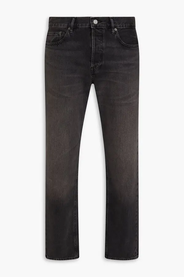 FRAME Straight Leg Denim Jeans - Anthracite