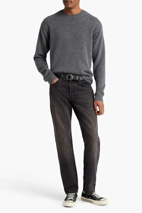 FRAME Straight Leg Denim Jeans - Anthracite