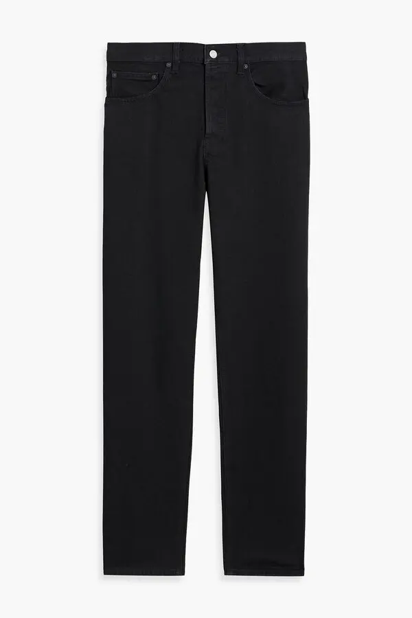 FRAME Straight Leg Denim Jeans - Black