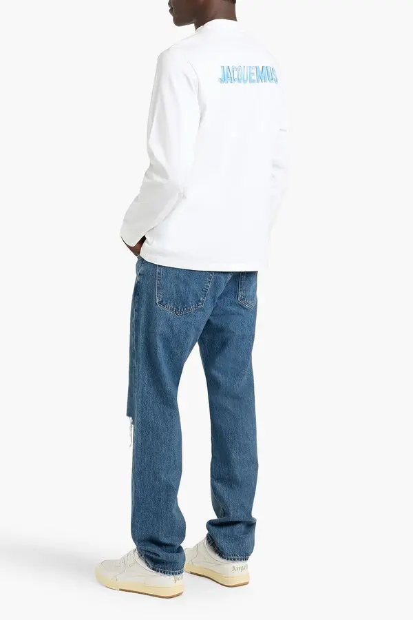 FRAME The Straight Denim Jeans - Mid Denim