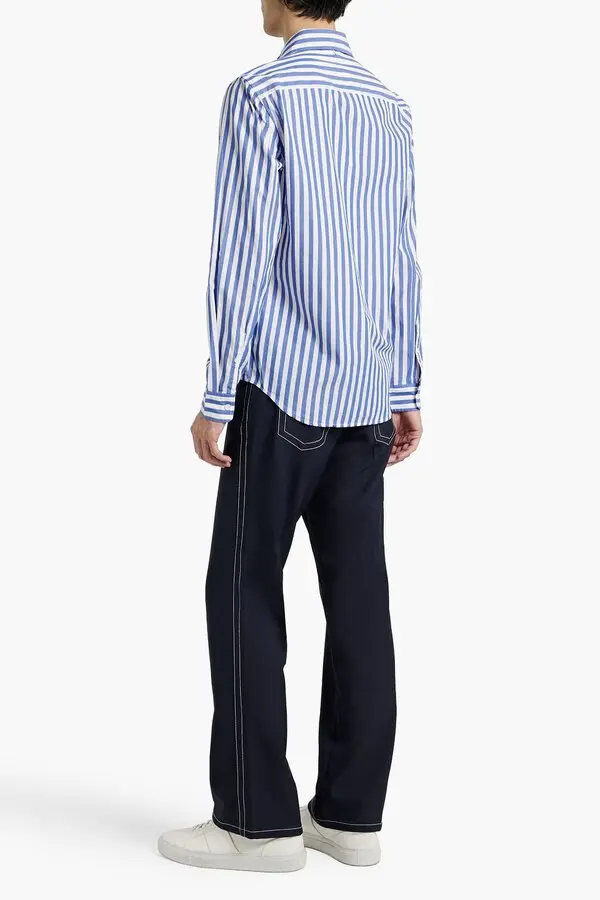 ALEX MILL Mill Striped Cottonpoplin Shirt
