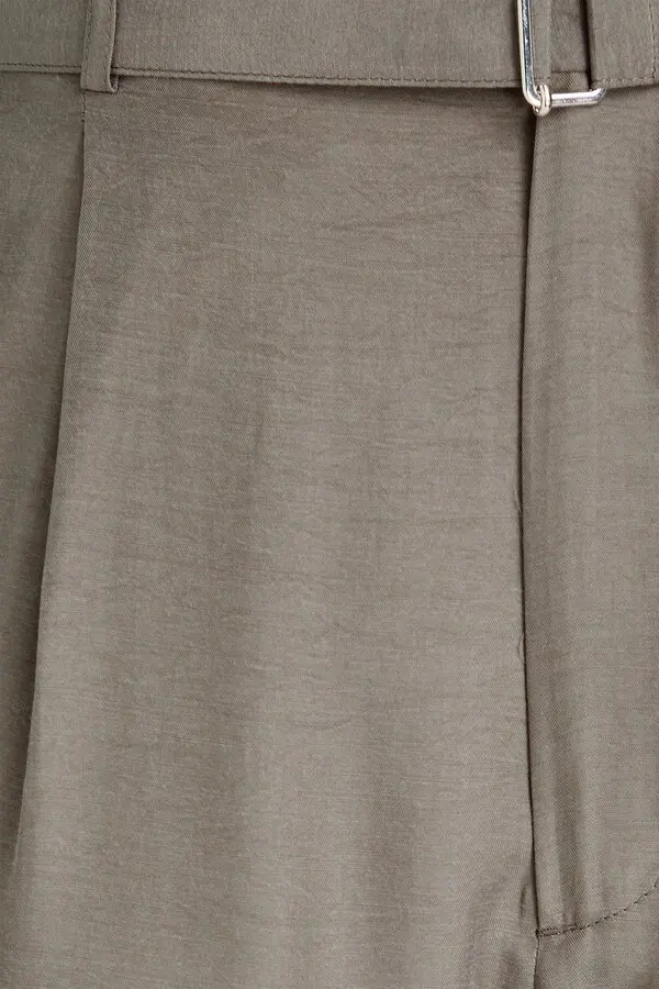 Officine Générale Hugo Tapered Lyocell Pants - Stone