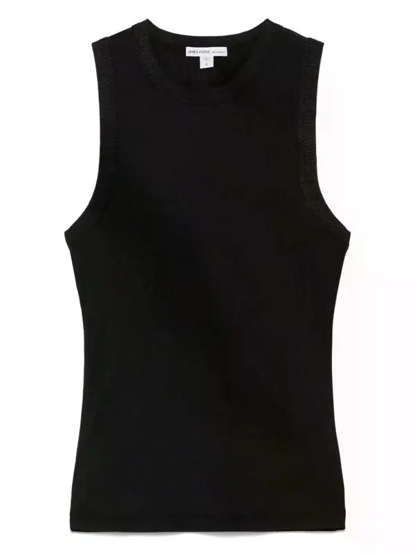 JAMES PERSE Ribbed Tank Top - Black