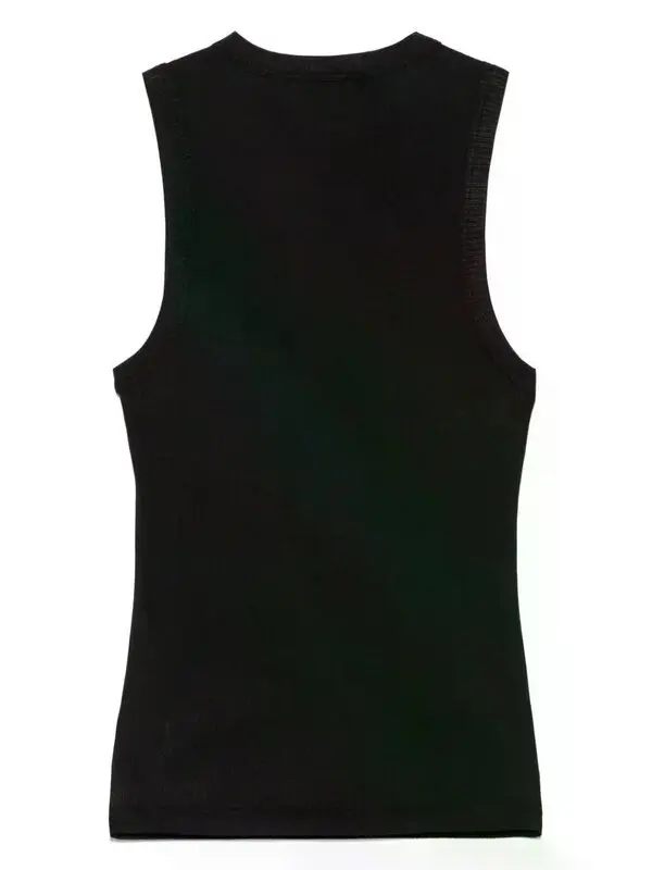 JAMES PERSE Ribbed Tank Top - Black