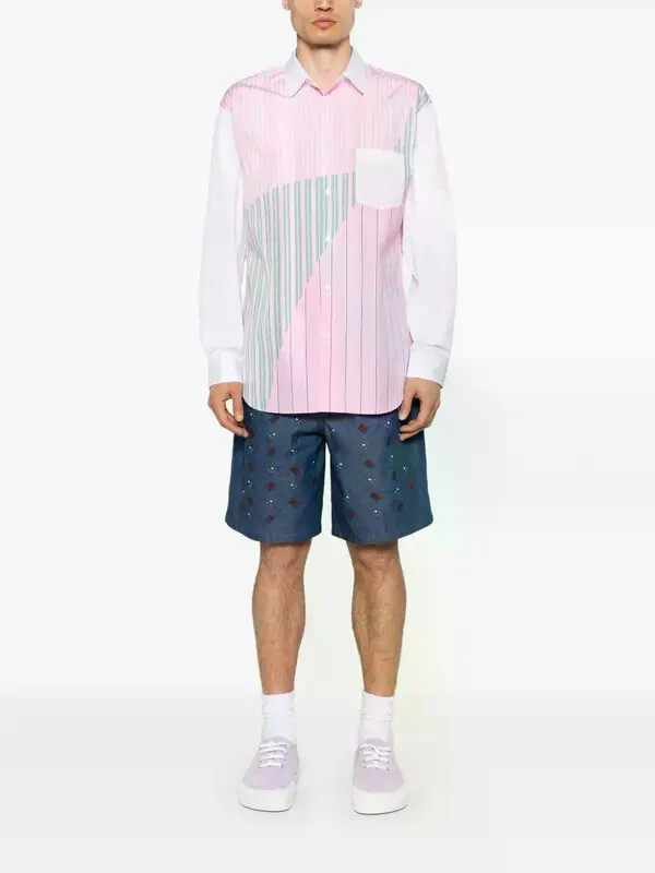 Comme Des Garçons Patchwork-design Shirt