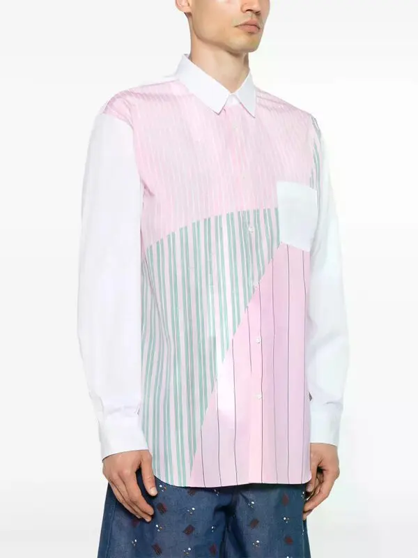 Comme Des Garçons Patchwork-design Shirt