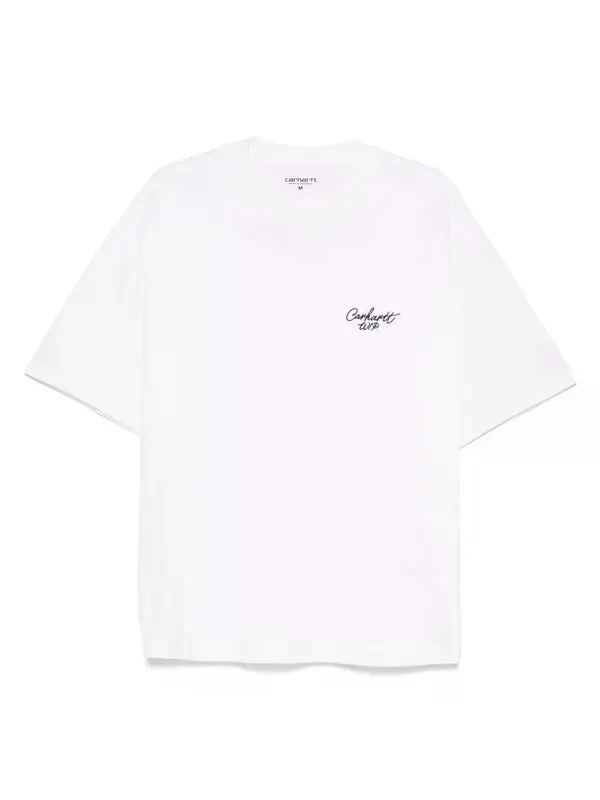 Carhartt Work In Progress Signature Script T-shirt - White