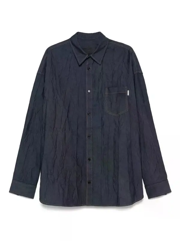 JUUN.J Crease-effect Shirt