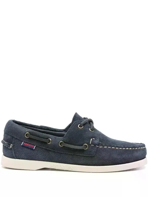 SEBAGO Suede Boat Shoes - Blue