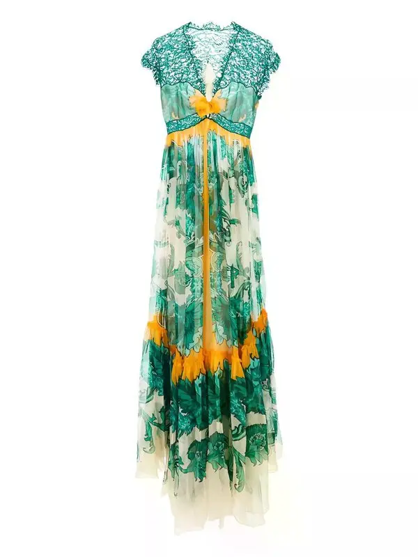 Etro Printed Maxi Dress