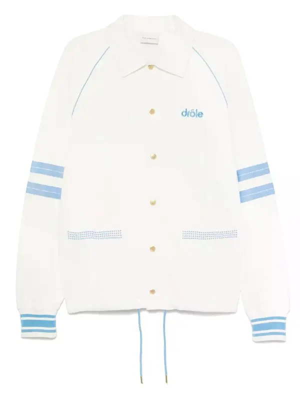 Drole De Monsieur Le Vest Après-sport Jacket - White