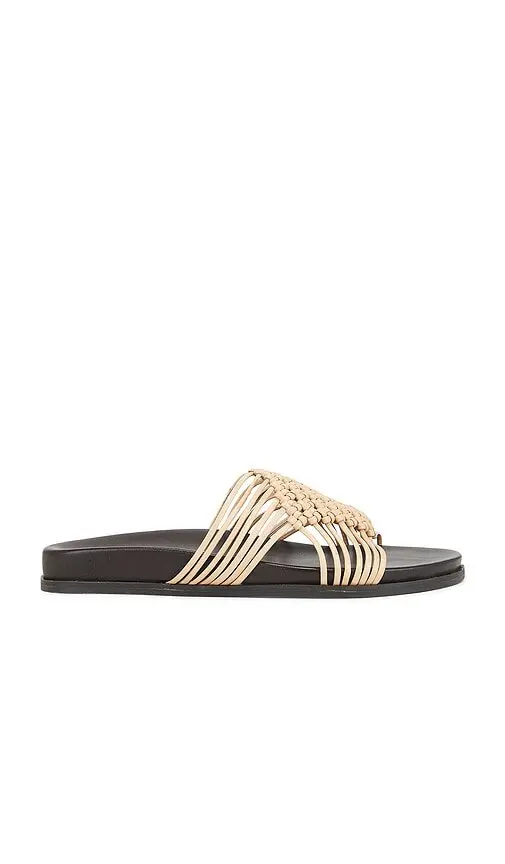 Jeffrey Campbell Plait Slides - Buff