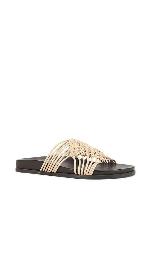 Jeffrey Campbell Braided Leather Slides
