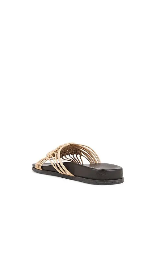 Jeffrey Campbell Braided Leather Slides