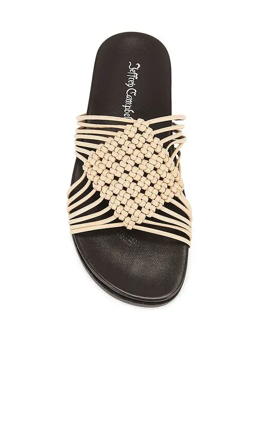 Jeffrey Campbell Braided Leather Slides