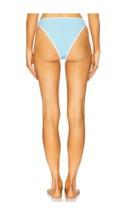 L*Space Nora Bikini Bottom - Seaspray & Cream