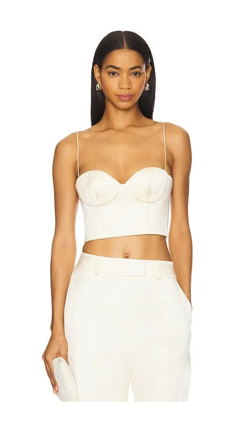 Bevza Seashell Top - Vanilla