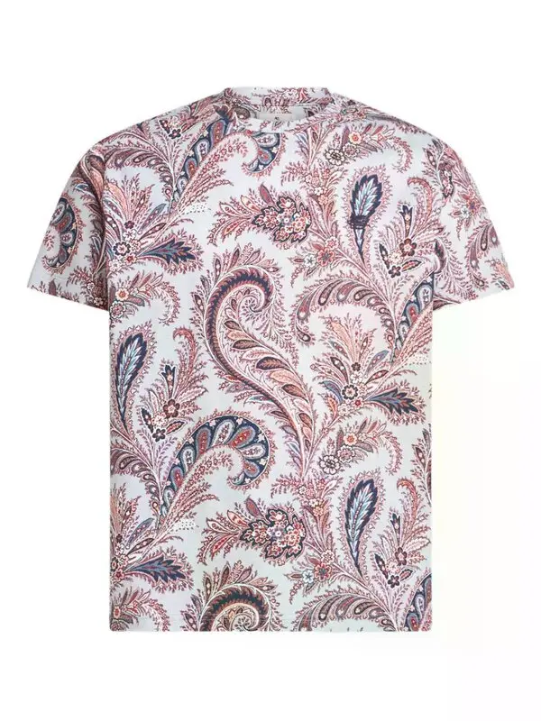 Etro Floral-print T-shirt - White