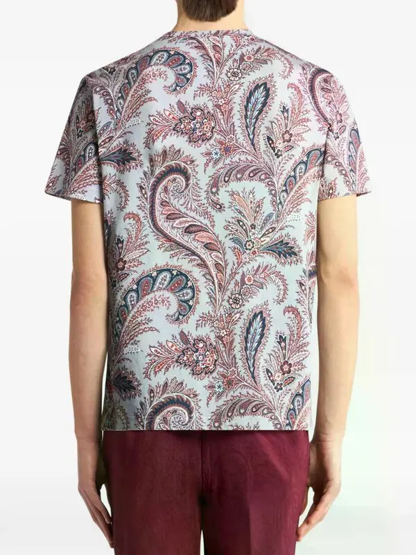 Etro Floral-print T-shirt - White