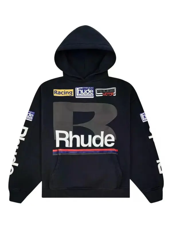 Rhude Petrol Printed Hoodie