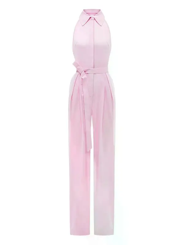 ANNAFOXY Halterneck Jumpsuit - Pink