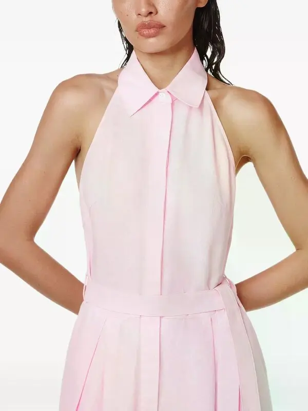 ANNAFOXY Halterneck Jumpsuit - Pink