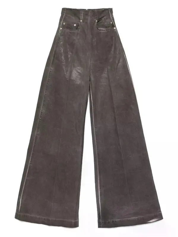 Rick Owens Wide Leg Trousers - Brown