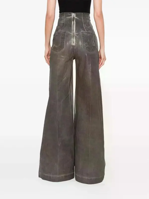 Rick Owens Wide Leg Trousers - Brown