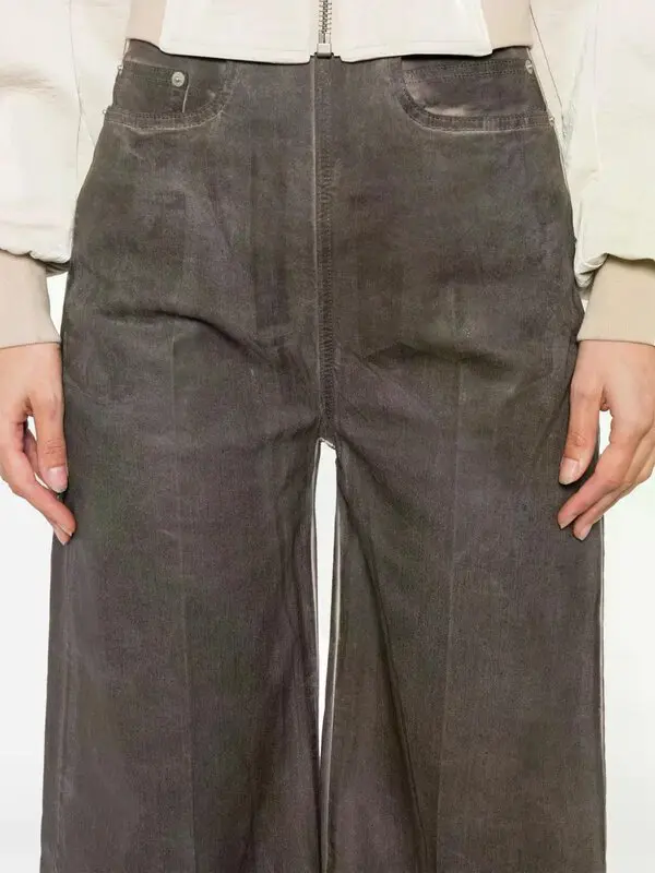 Rick Owens Wide Leg Trousers - Brown