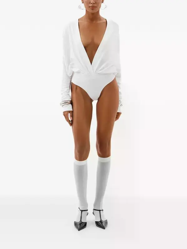 ANNAFOXY Draped Bodysuit