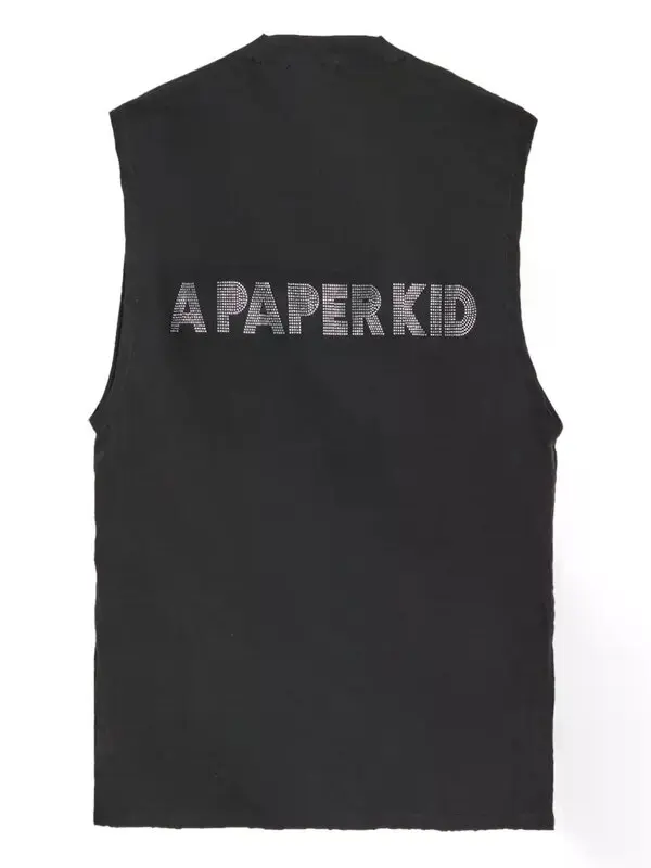 A PAPER KID Logo-print Tank Top
