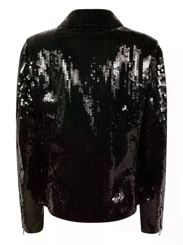 Junya Watanabe Sequined Biker Jacket - Black